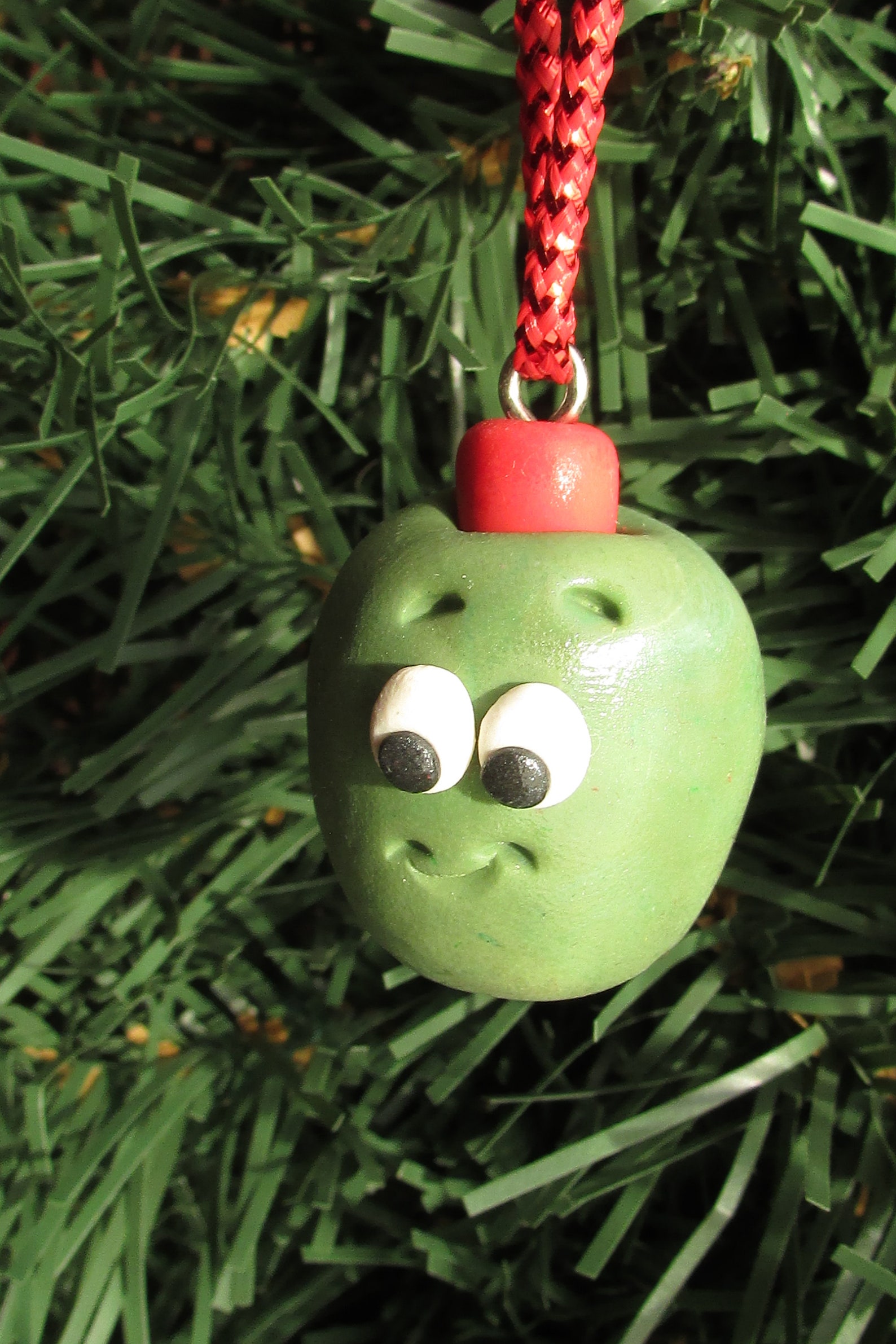 Olive Christmas Ornament Green Olive Ornament Olive You Charm Funny ...