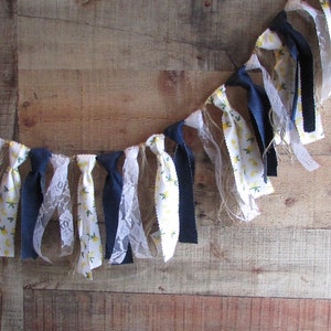 Lemon Rag Tie Garland Lemonade Photo Prop County Fair Farmers Market ...