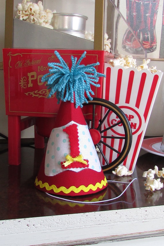 Vintage Circus Birthday Party Hat Circus Photo Prop First Birthday Hat ...