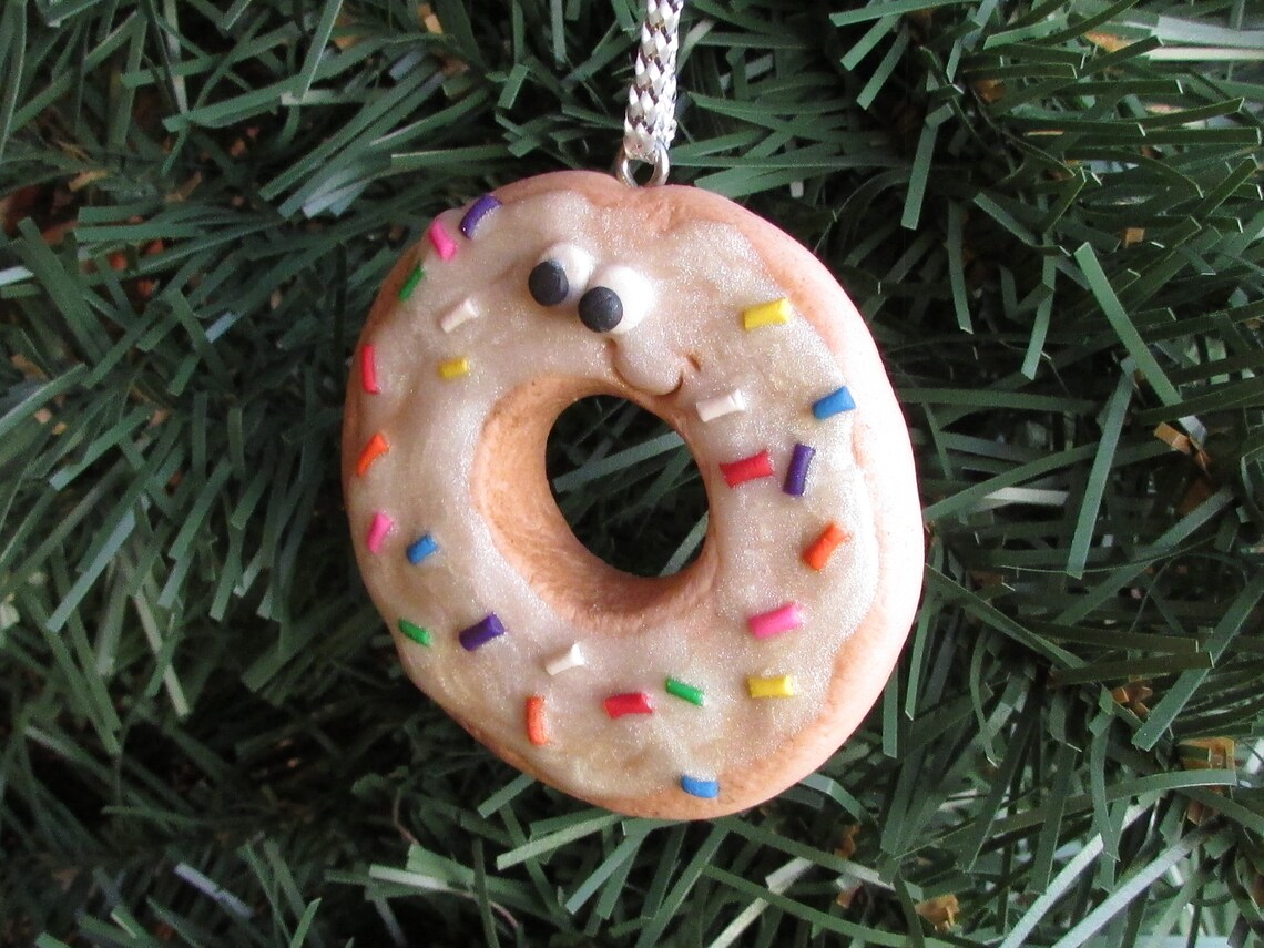 Christmas Donut Ornament Christmas Donut Donut Ornament - Etsy