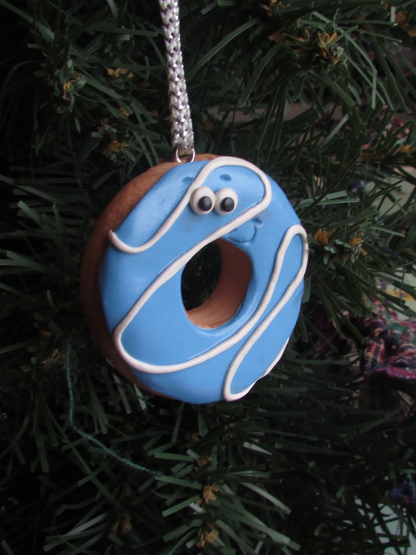 Donut Christmas Ornament Donut Ornament Doughnut Ornament | Etsy