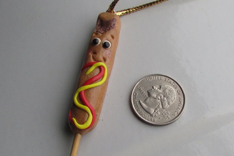 Corn Dog Christmas Ornament Food Christmas Ornament Corn Dog Ornament ...