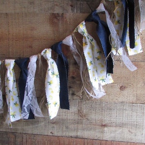 Lemon Rag Tie Garland Lemonade Photo Prop County Fair Farmers Market ...