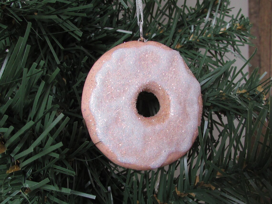Donut Christmas Ornament Donut Ornament Doughnut Ornament | Etsy