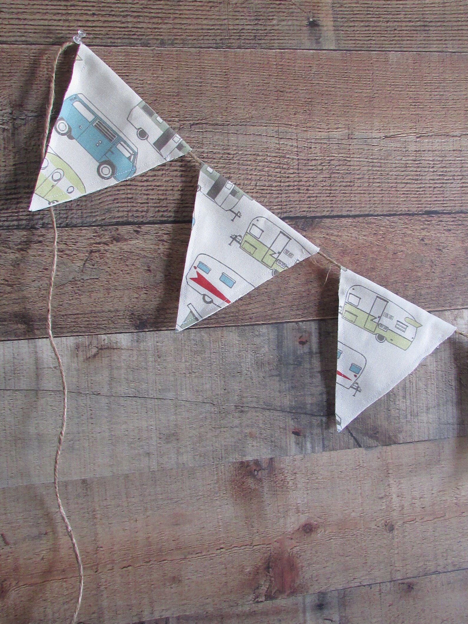 Retro Camper Banner Vintage Camping Pennant Fabric Banner - Etsy