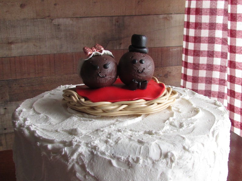 Spaghetti & Meatballs Wedding Cake Topper Meatball Bride and - Etsy