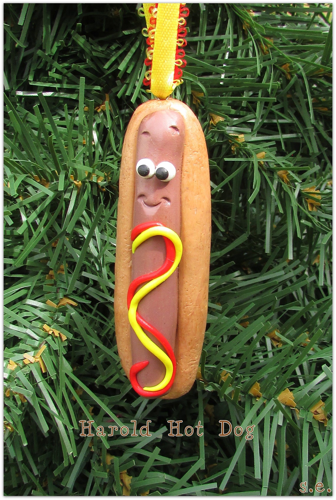Hot Dog Christmas Ornament Hot Dog Ornament Hot Dog Charm - Etsy