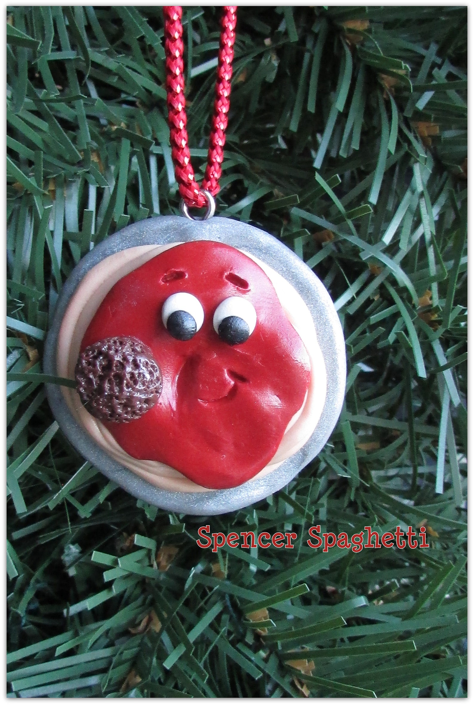 Spaghetti & Meatball Christmas Ornament Spaghetti Food Ornament Charm ...