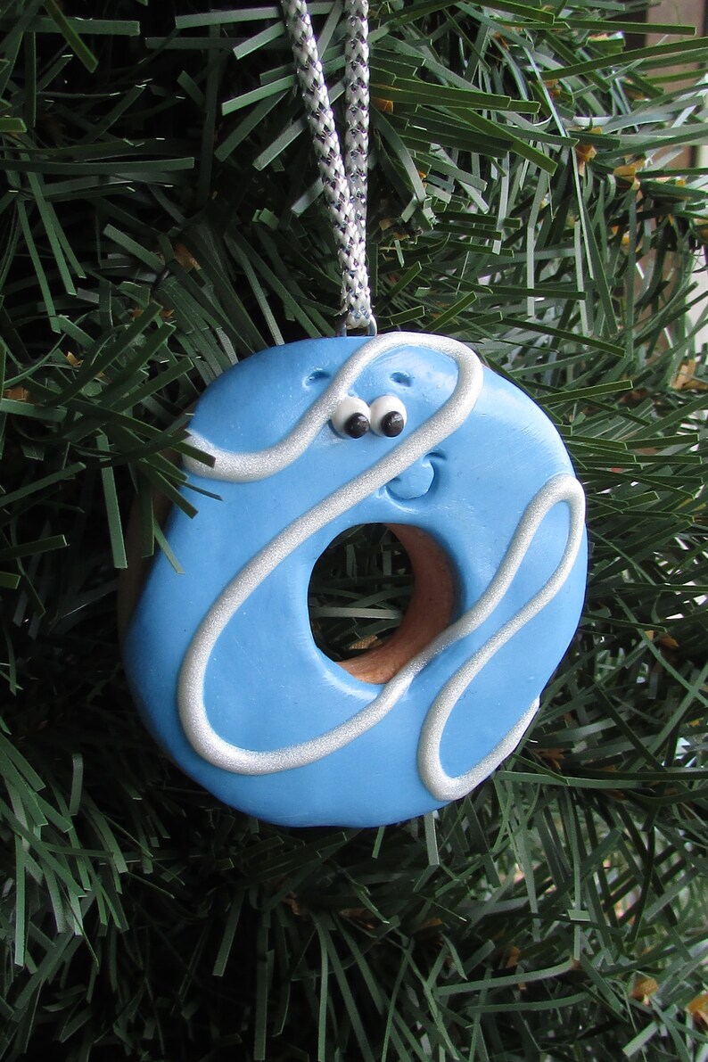Donut Christmas Ornament Donut Ornament Doughnut Ornament | Etsy