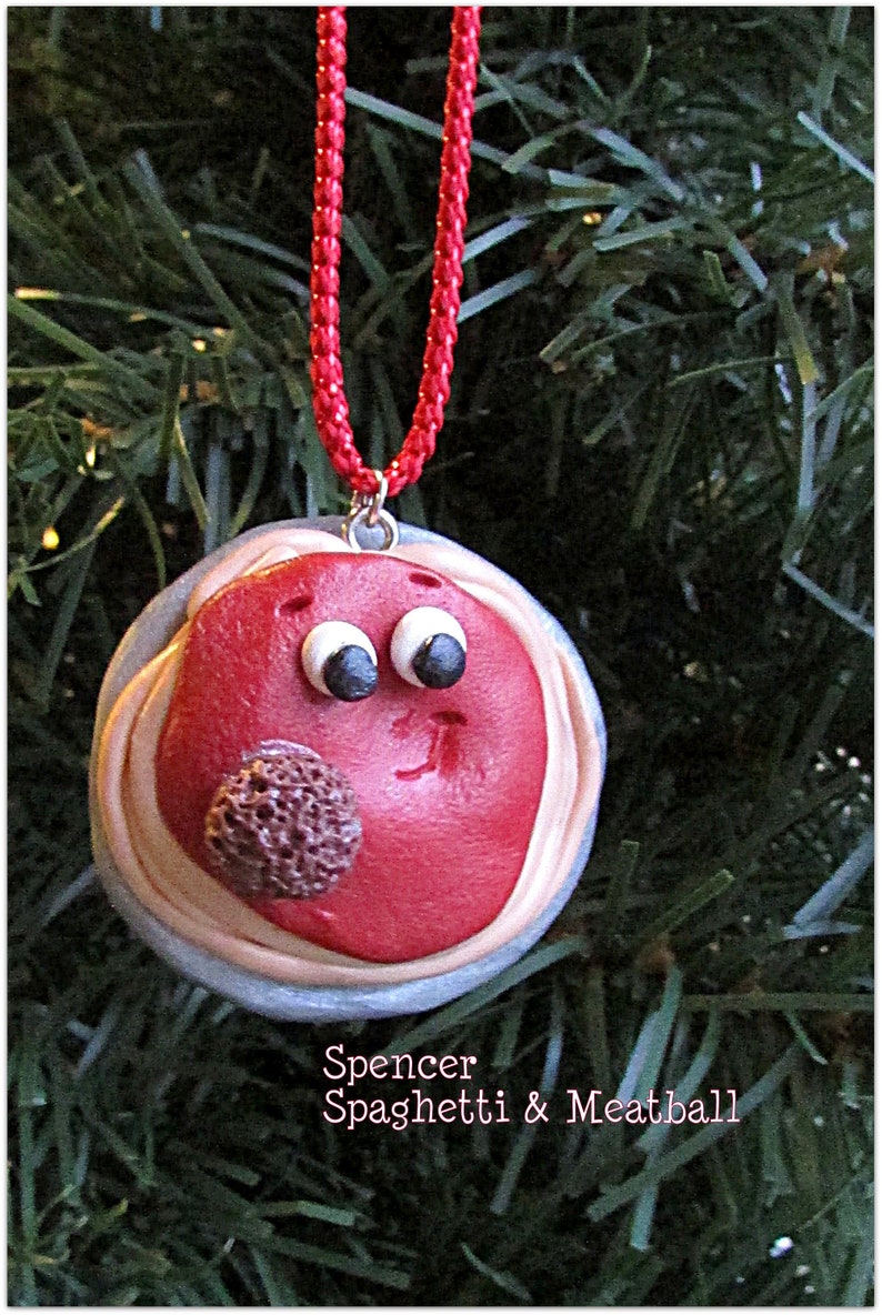 Spaghetti & Meatball Christmas Ornament Spaghetti Food - Etsy