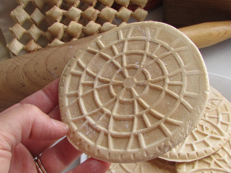 Fake Pizzelle Cookies for Display Faux Cookie Italian Pizzelles Food ...