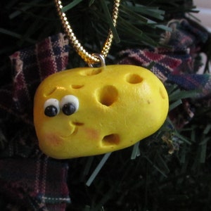 Cheesy Christmas Ornament Block of Cheese Ornament Cheesy Charm Funny ...