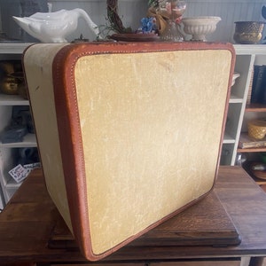 RARE Square Suitcase - Etsy