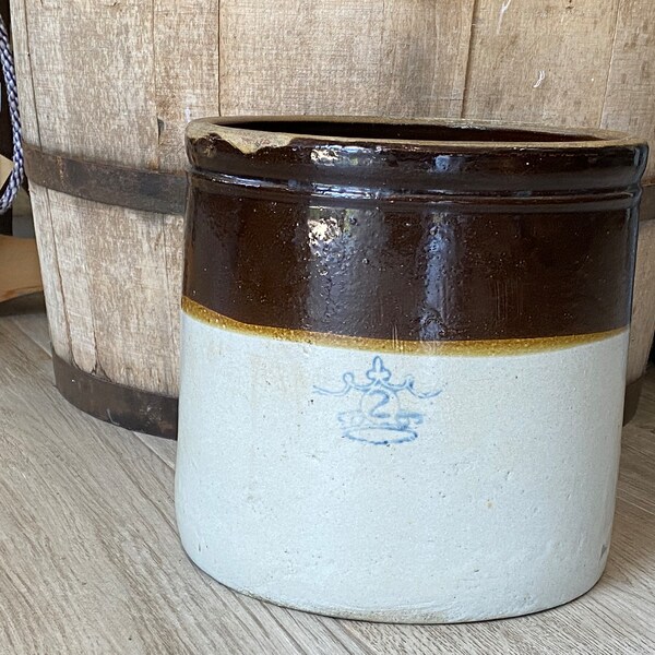 Blue Crown Crock - Etsy