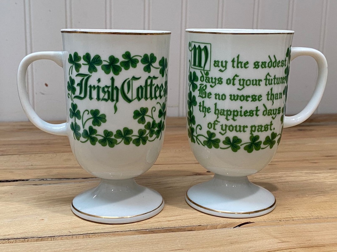 Irish Coffee Mugs (set of 2 ) - Etsy