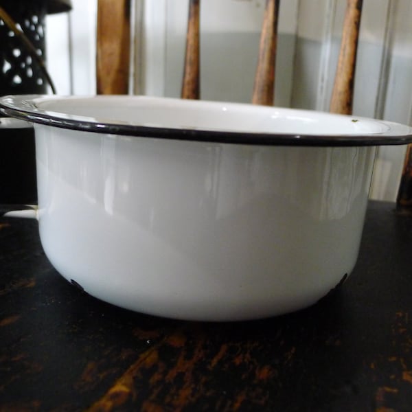 White Enamelware - Etsy