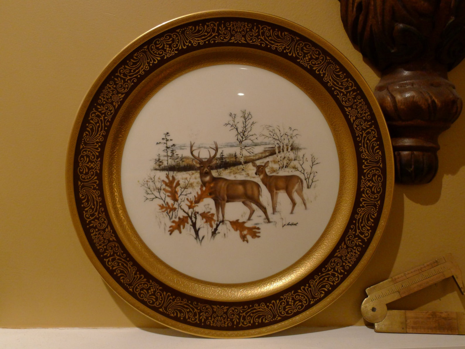 White-tailed Deer Limited Edition Plate - Etsy