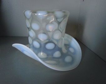 Fenton Glass Hat | Etsy