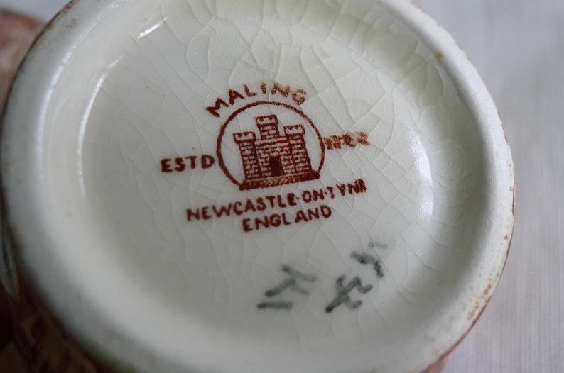 RARE Maling english China Cream and Sugar Set - Etsy