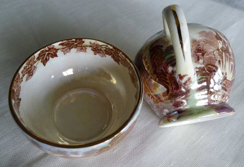 RARE Maling english China Cream and Sugar Set - Etsy