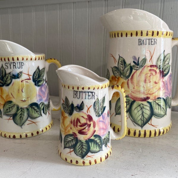 Syrup Pitcher - Etsy