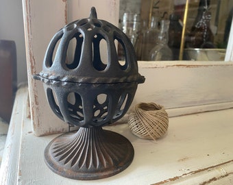 Cast Iron String Dispenser rugged 19th Century Hanging Store Form ...