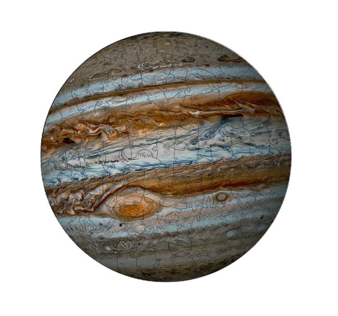 Jupiter Wooden Puzzle - Etsy