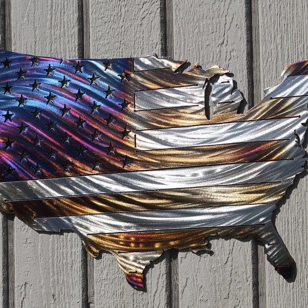 Metal Outdoor Flag Art - Etsy