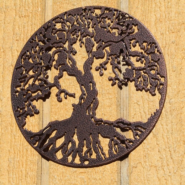 Metal and Copper Tree of Life - Etsy
