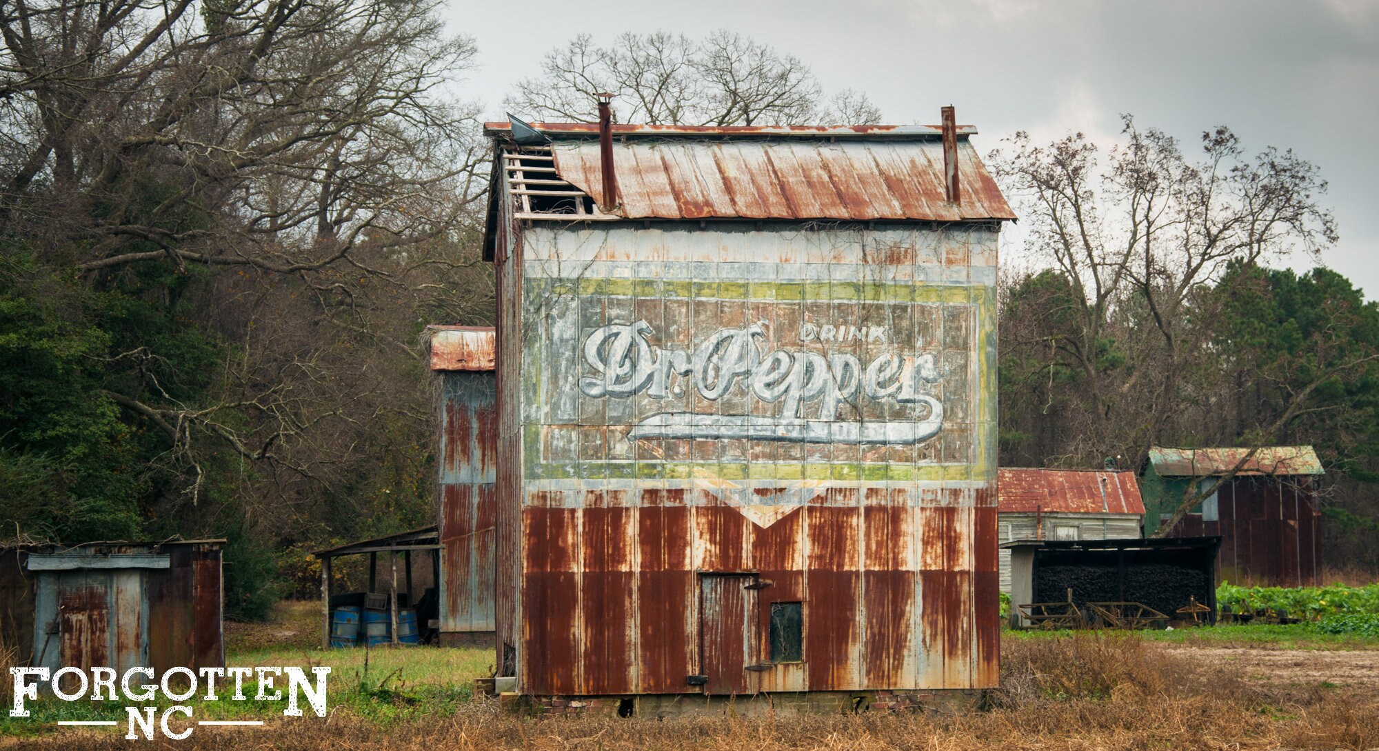 Dr. Pepper Tobacco Barn | Forgotten NC - Etsy