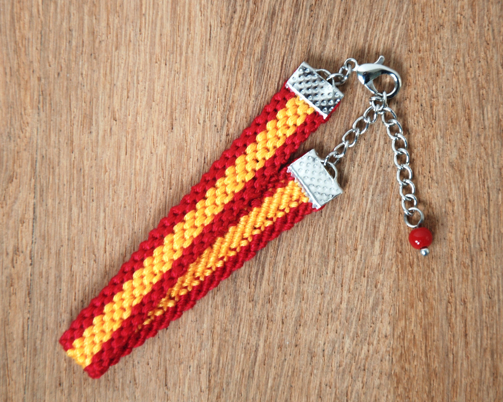 Spanish Flag Friendship Bracelet Flag of Spain Bracelet - Etsy