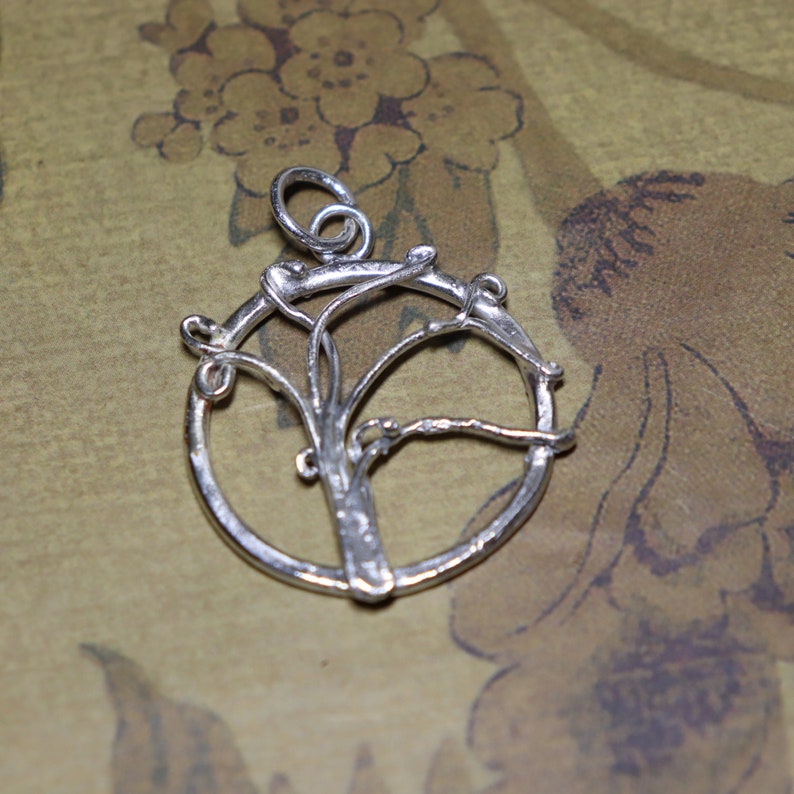 Tree Pendant Nature Pendant Artisan 925 Sterling Silver - Etsy