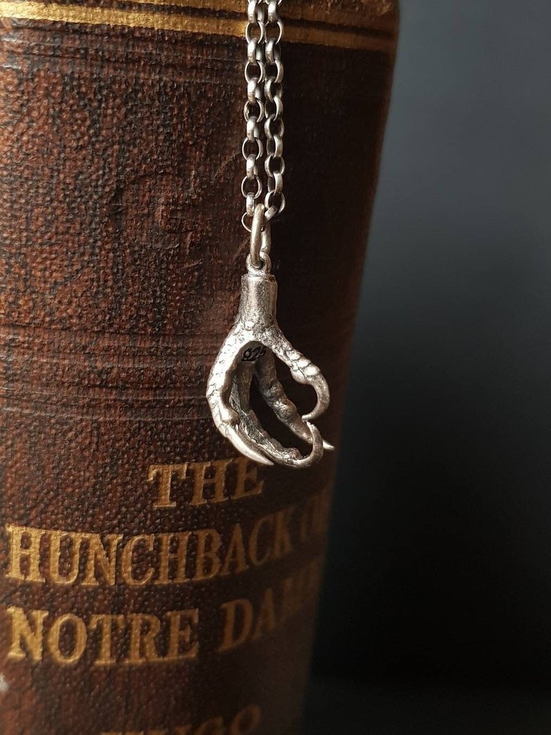 Sterling Silver Bird's Claw. Add on for Your Wax Seal Totem Necklace ...