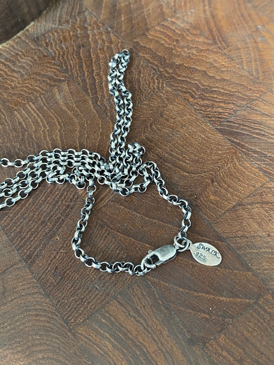 Sterling Silver Rolo Chain. Medium Weight Silver Chain With - Etsy
