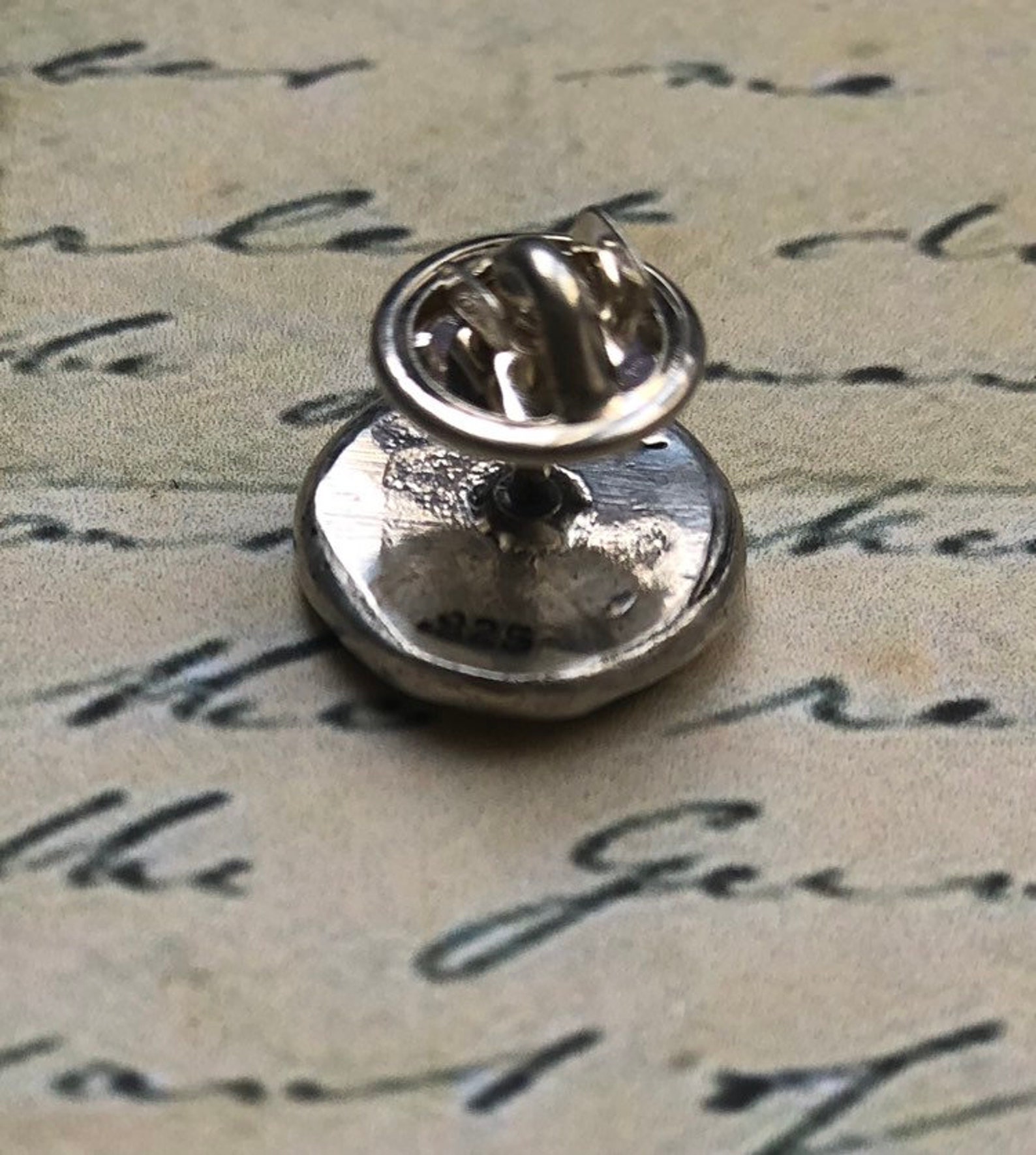 Skull tie tack sterling skull wax seal pin 'as you are | Etsy