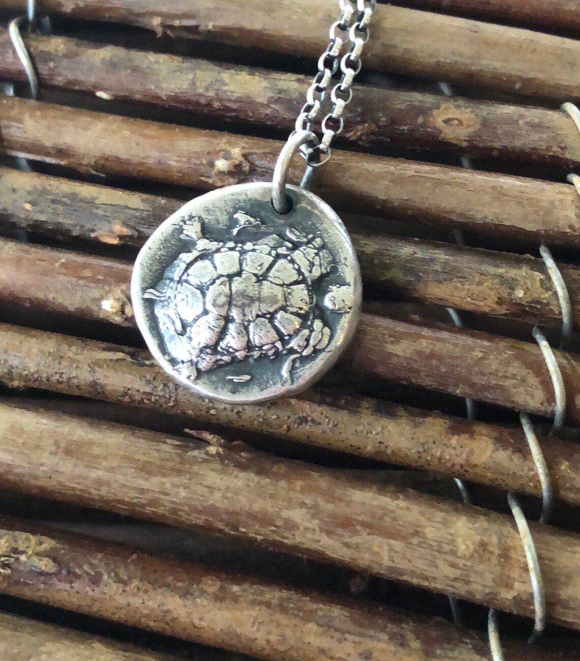 Ancient Greek Tortoise/turtle Coin Necklace. Handmade Sterling | Etsy