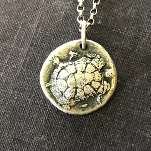 Ancient Greek Tortoise/turtle Coin Necklace. Handmade Sterling - Etsy