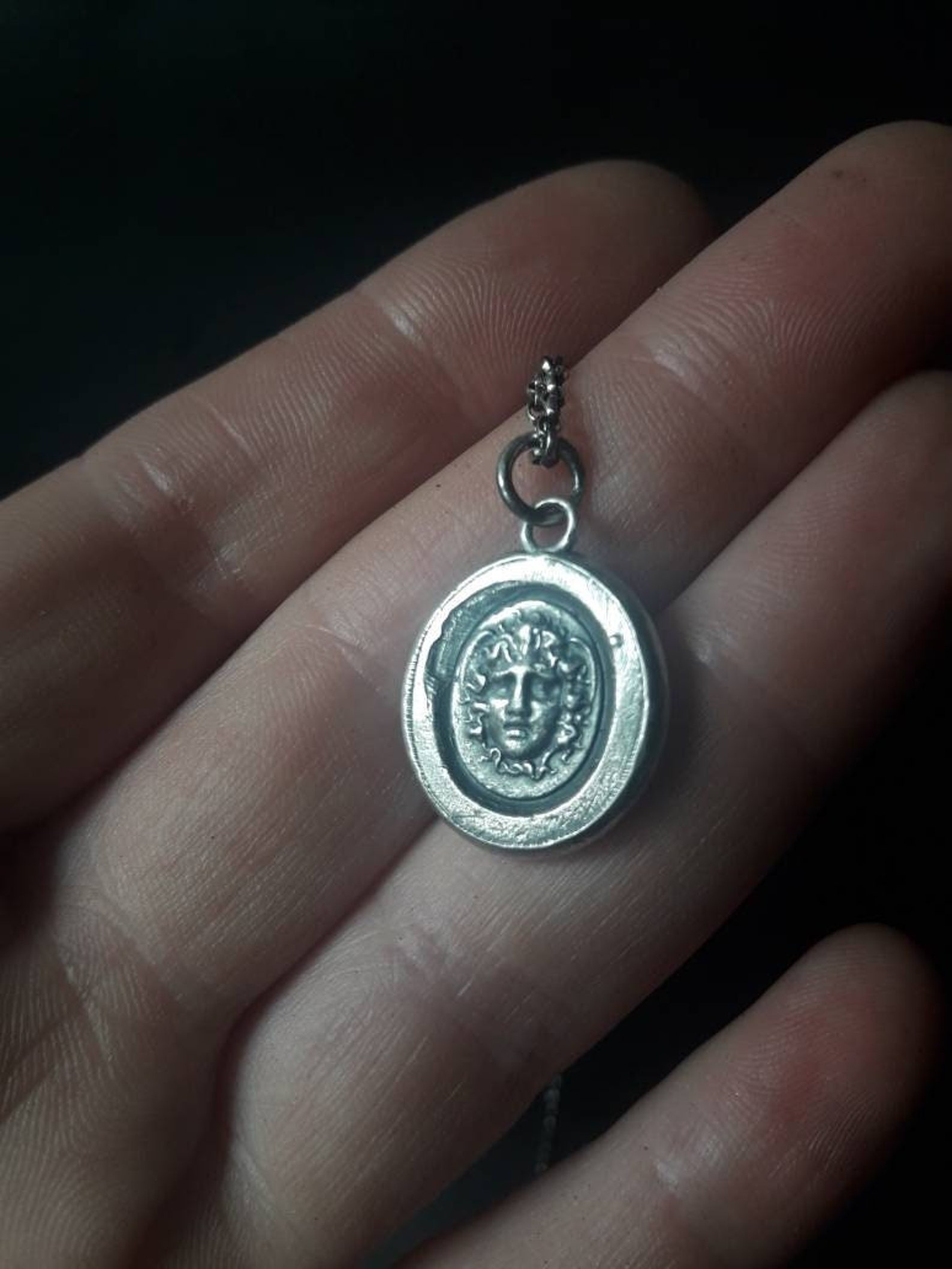 Medusa Pendant, Antique Wax Letter Seal, Tassie Intaglio Featuring the ...