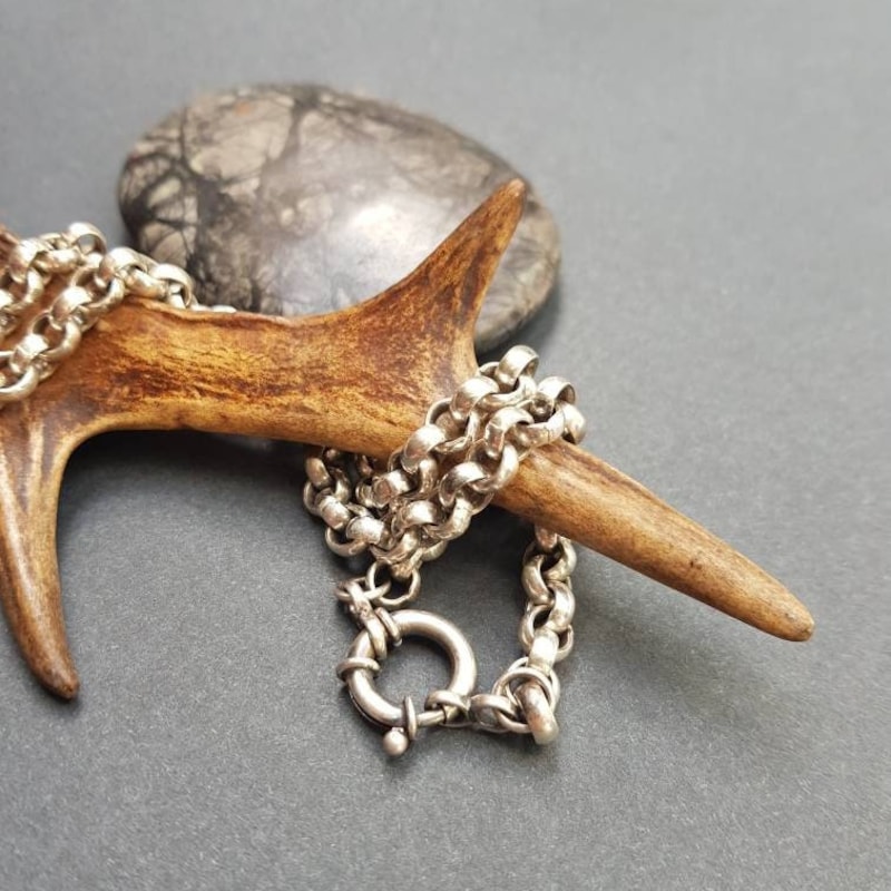 Silver Book Chain - Etsy