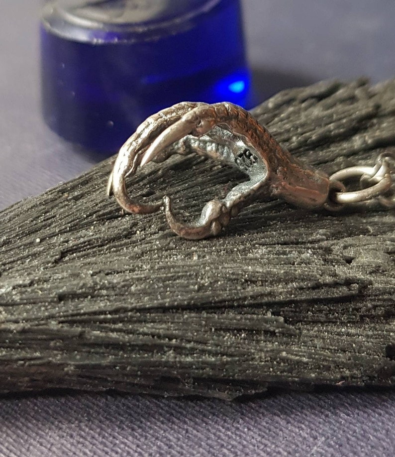 Sterling Silver Bird's Claw. Add on for Your Wax Seal Totem Necklace ...