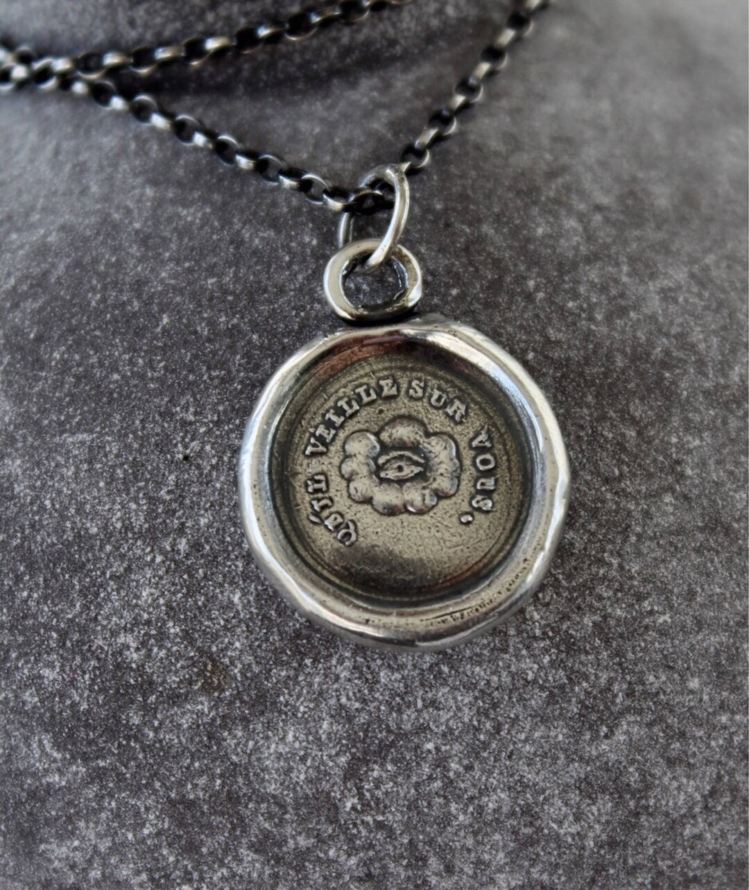 Protection Pendant Christian Religious Blessing Sterling - Etsy