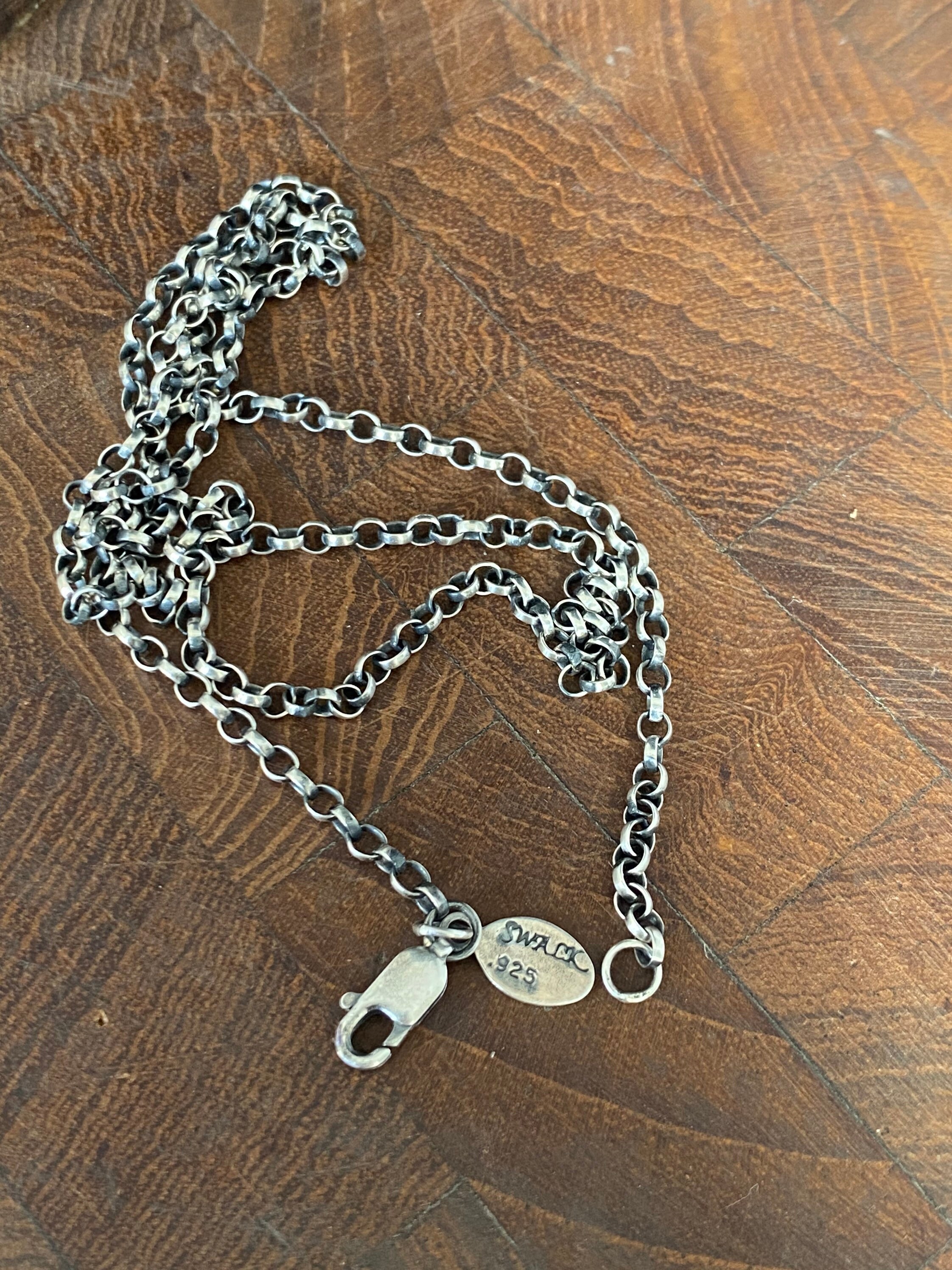 Sterling Silver Rolo Chain. Medium Weight Silver Chain With | Etsy