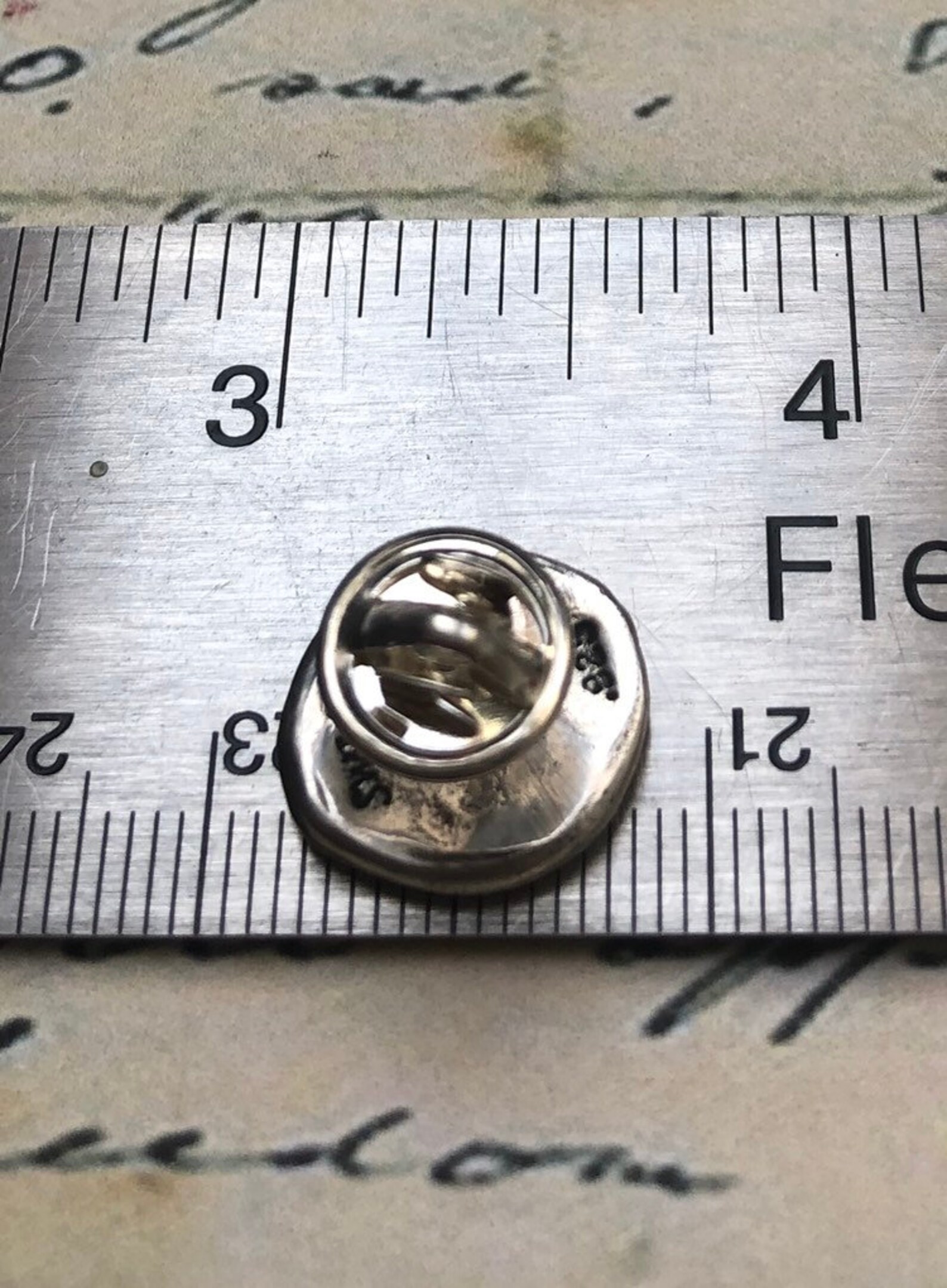 Skull Tie Tack Sterling Skull Wax Seal Pin 'as You Are | Etsy