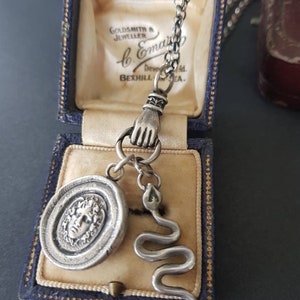 Medusa, Snake and Hand Necklace. Female Warrior....sterling Silver With ...