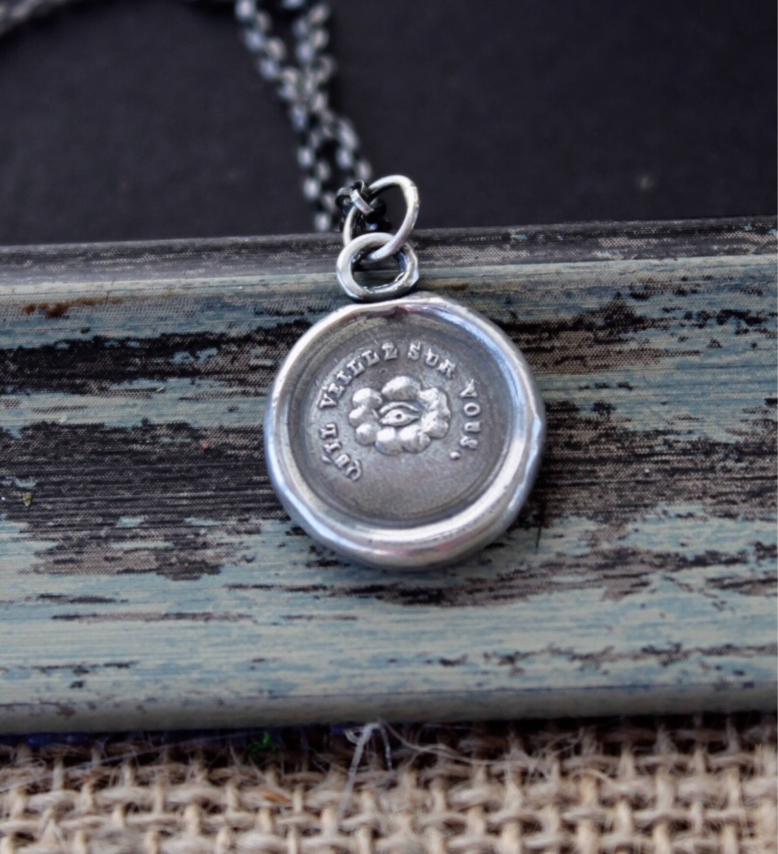 Protection Pendant Christian Religious Blessing Sterling - Etsy