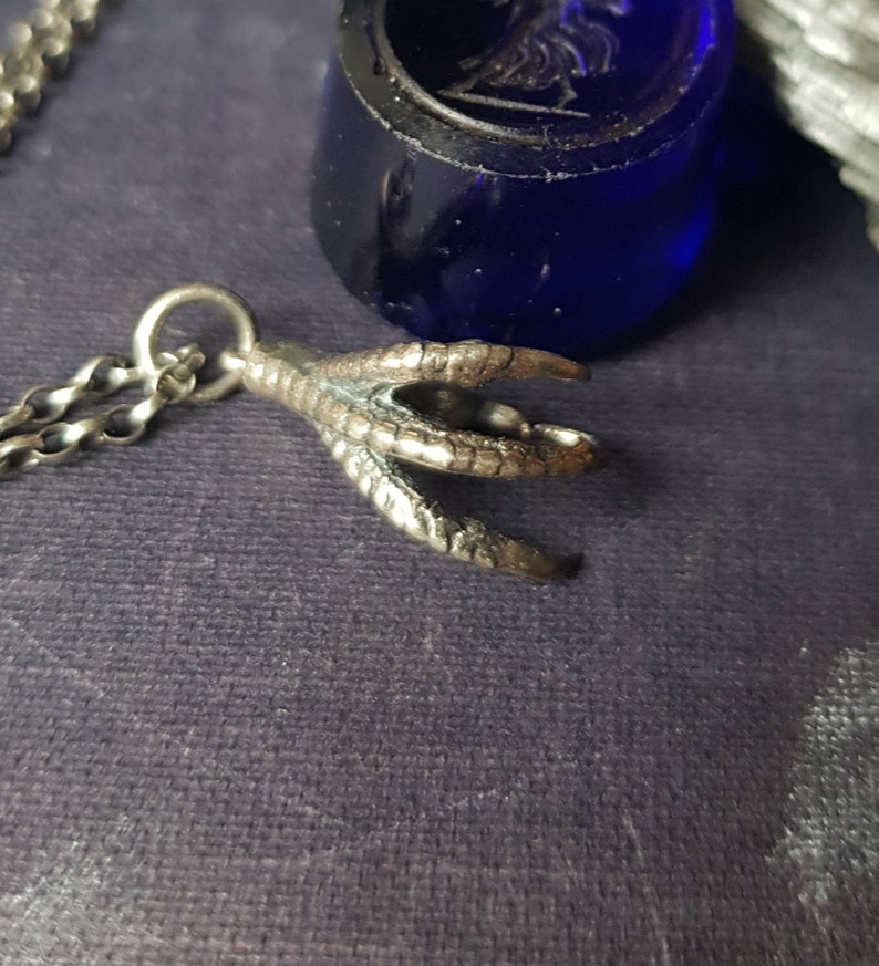 Sterling Silver Bird's Claw. Add on for Your Wax Seal Totem Necklace ...