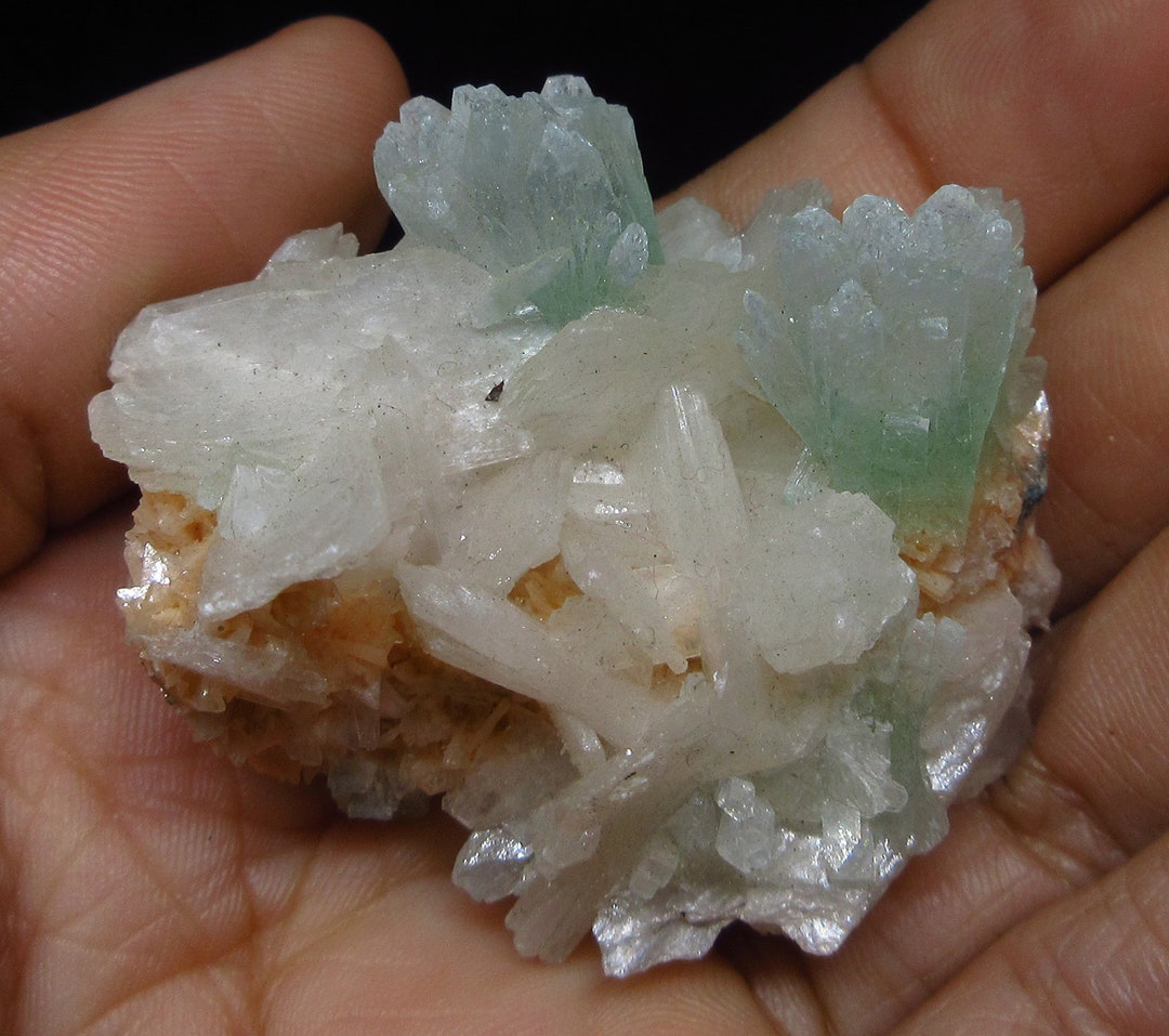 Apophyllite With Stilbite non Precious Natural Stone 9290 - Etsy