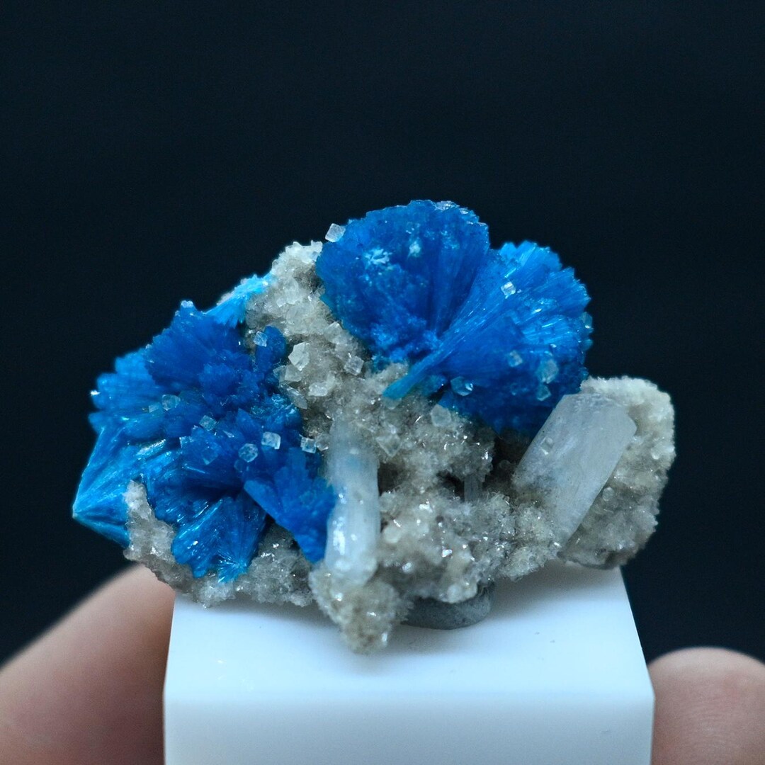 Cavansite With Calcite (non Precious Natural Stone) # 4107 - Etsy