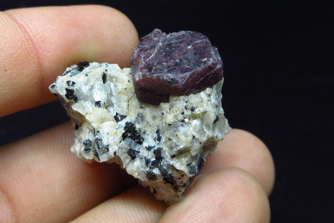 Corundum Var. Ruby on Matrix (nonprecious Natural Mineral) #2542 - Etsy