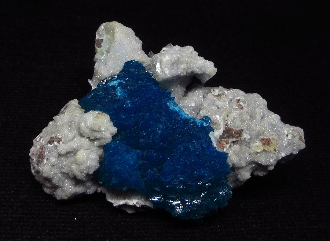 Dark Blue Cavansite on Matrix non Precious Natural Stone 9976 - Etsy